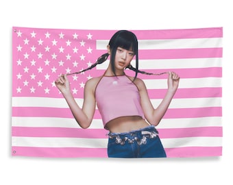 Yujin IVE IZONE Kpop American Flag Patriotic Tiktok Meme Trendy Room ...