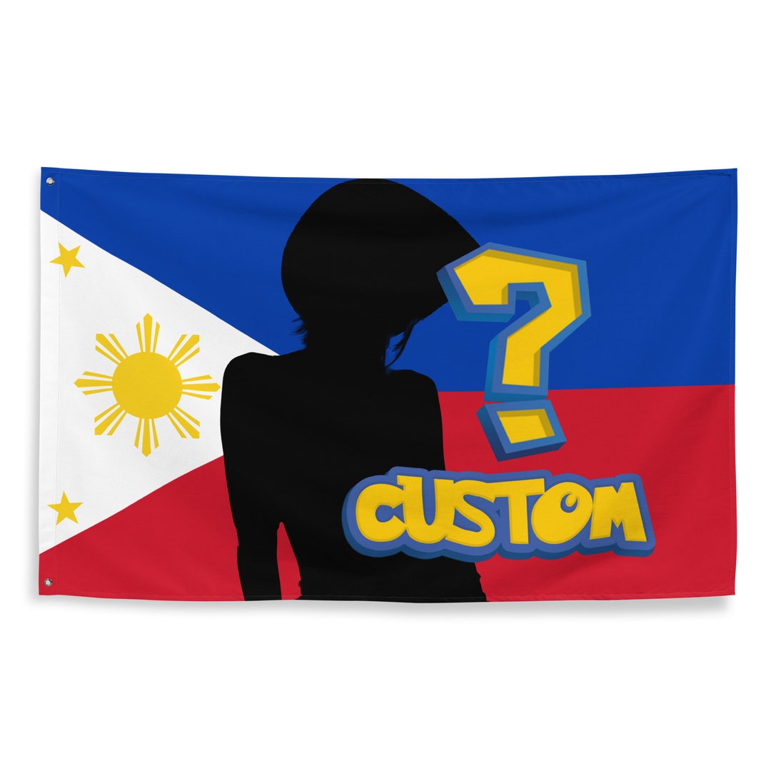 Fully Customizable Kpop Philippines PH Custom Flag Patriotic Tiktok ...