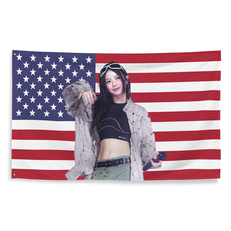 Le Sserafim Chaewon American Flag - Etsy