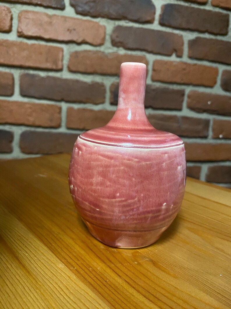 Pink Swirl Vase - Etsy