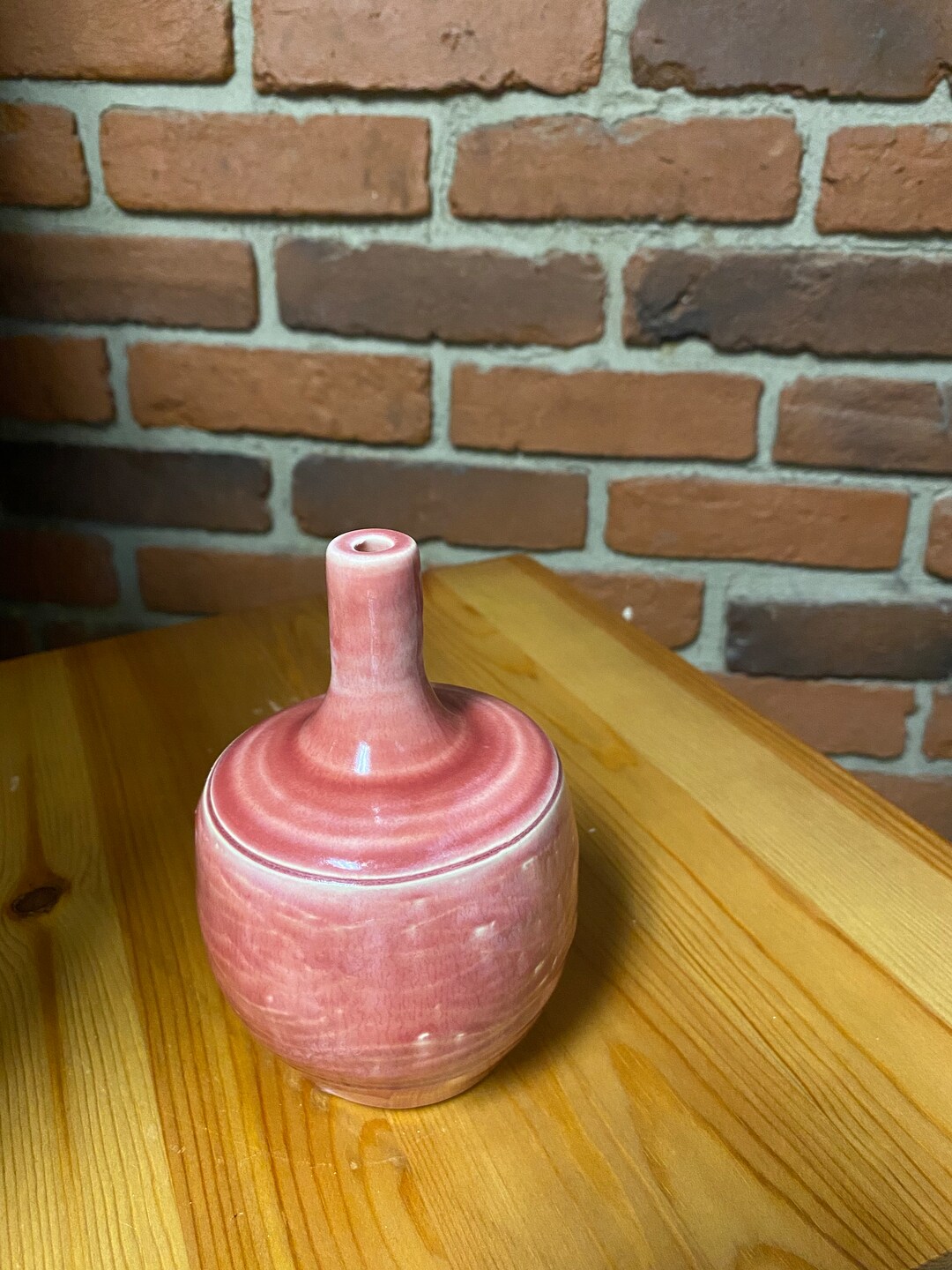 Pink Swirl Vase - Etsy