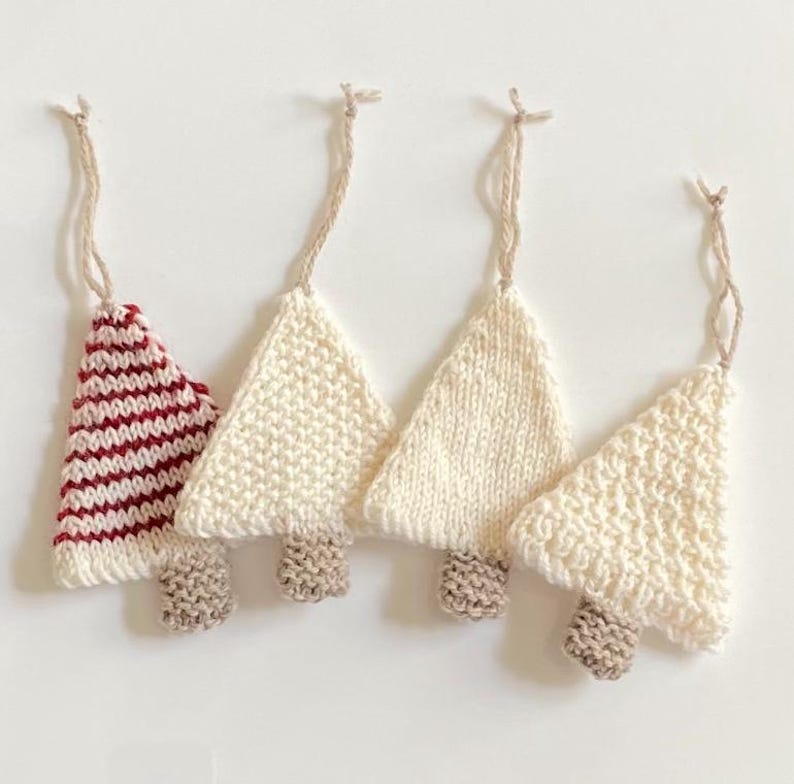 Winter Tree Knitting Pattern; Ornament, Garland, and Decor Knitting ...