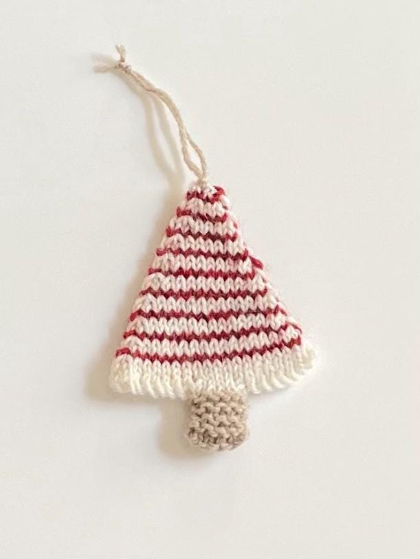 Winter Tree Knitting Pattern; Ornament, Garland, and Decor Knitting ...