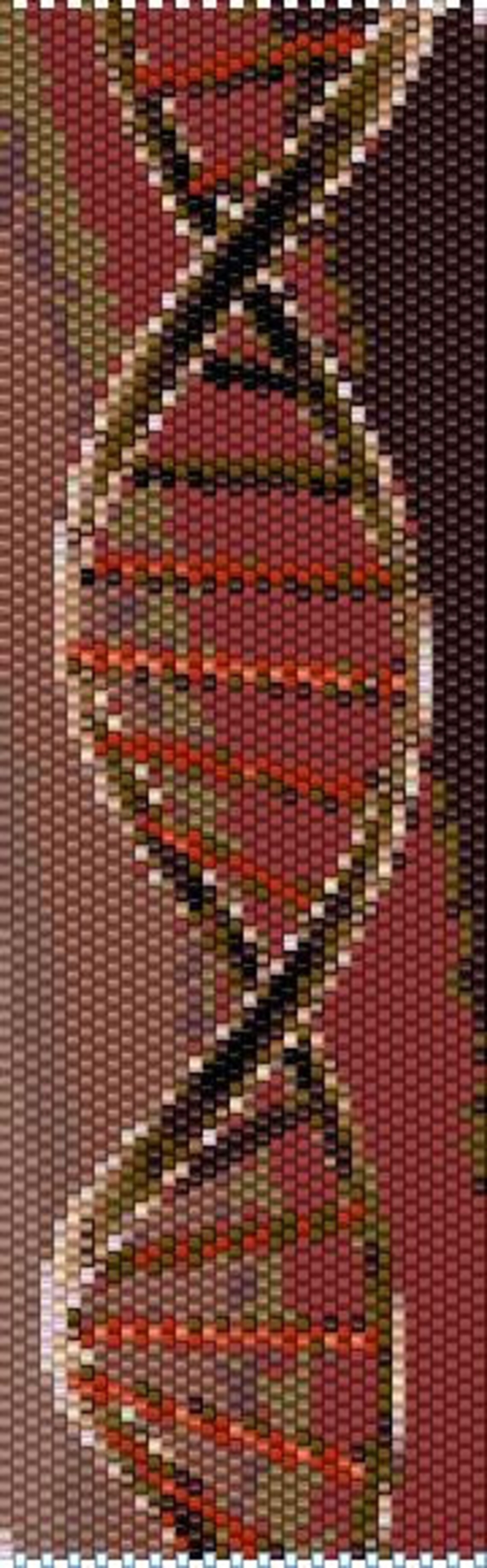 BPDN0001 DNA Even Count Single Drop Peyote Cuff/bracelet Pattern - Etsy