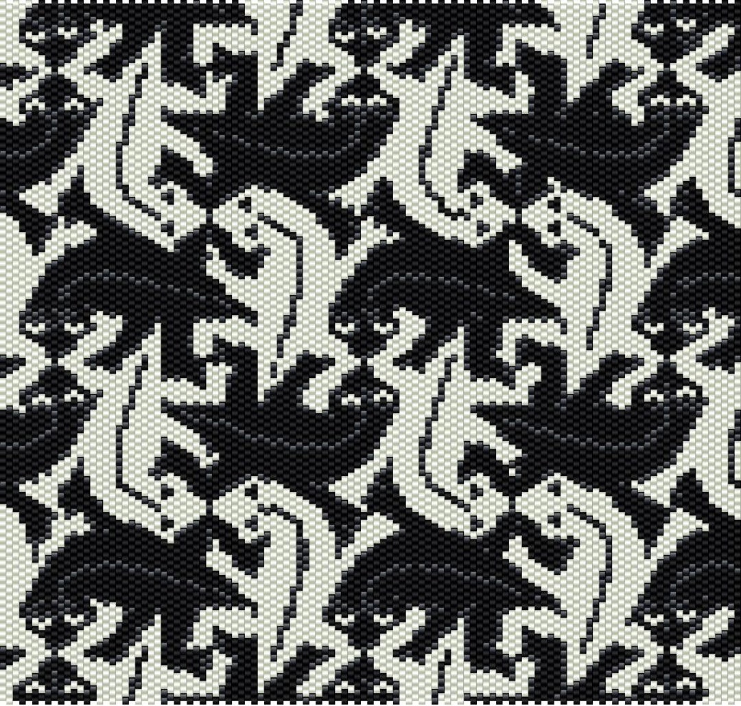 Peyote Stitch Pattern for Lizards - Etsy