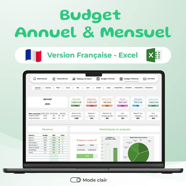 Monthly Budget Excel - Etsy
