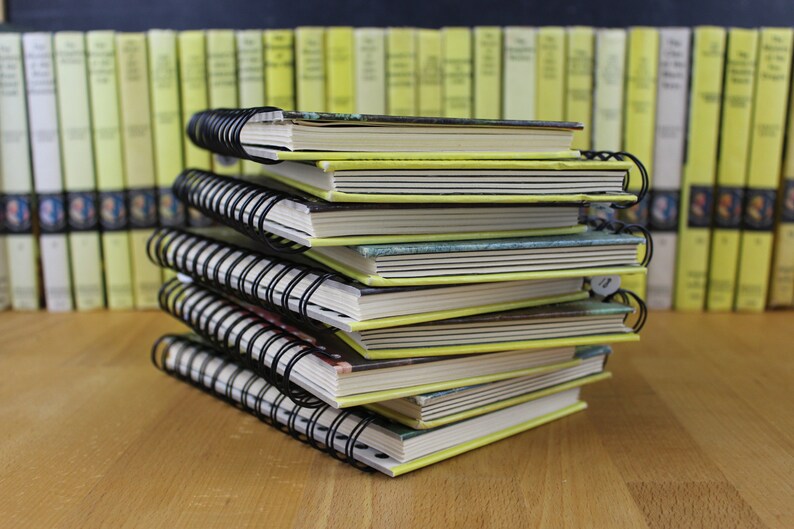 Mystery Book Journal-blank journal made from a recycled | Etsy