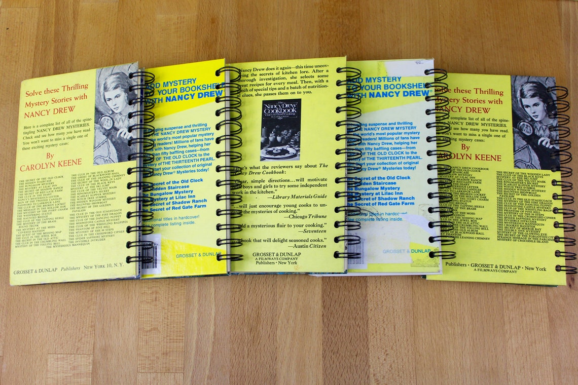 Mystery Book Journal-blank journal made from a recycled | Etsy