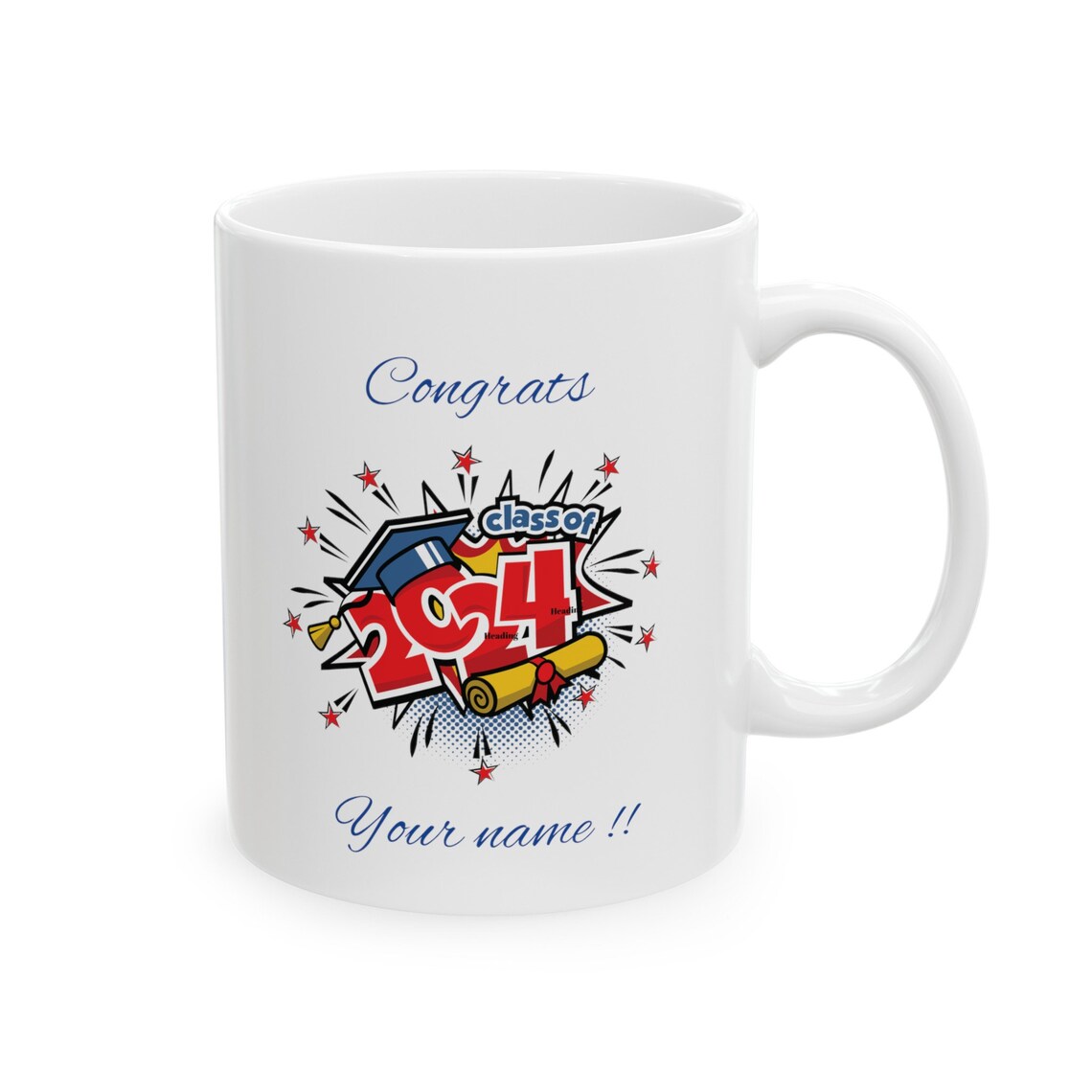 Mug for Grad, Congrats, You Did It, Prom 2024, Grad 2024 ...