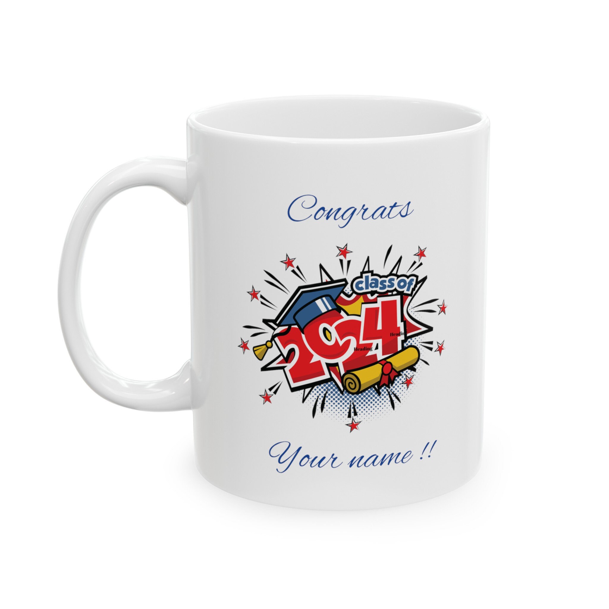 Mug for Grad, Congrats, You Did It, Prom 2024, Grad 2024 ...