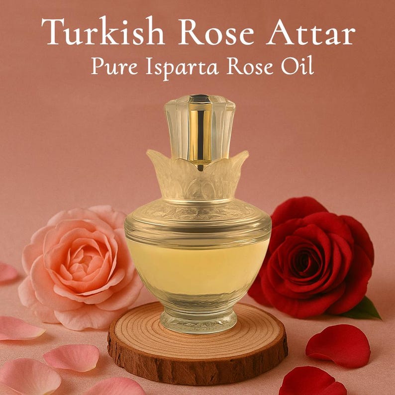 Turkish Rose Attar – Pure Isparta Rose Oil, Steam-distilled | 12ml ...