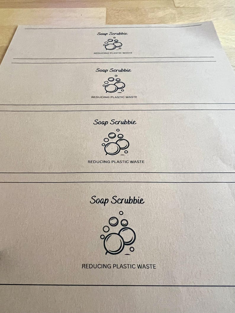 Printable Face Scrubbies Labels: Crochet Gift Wrap (PDF) - Etsy