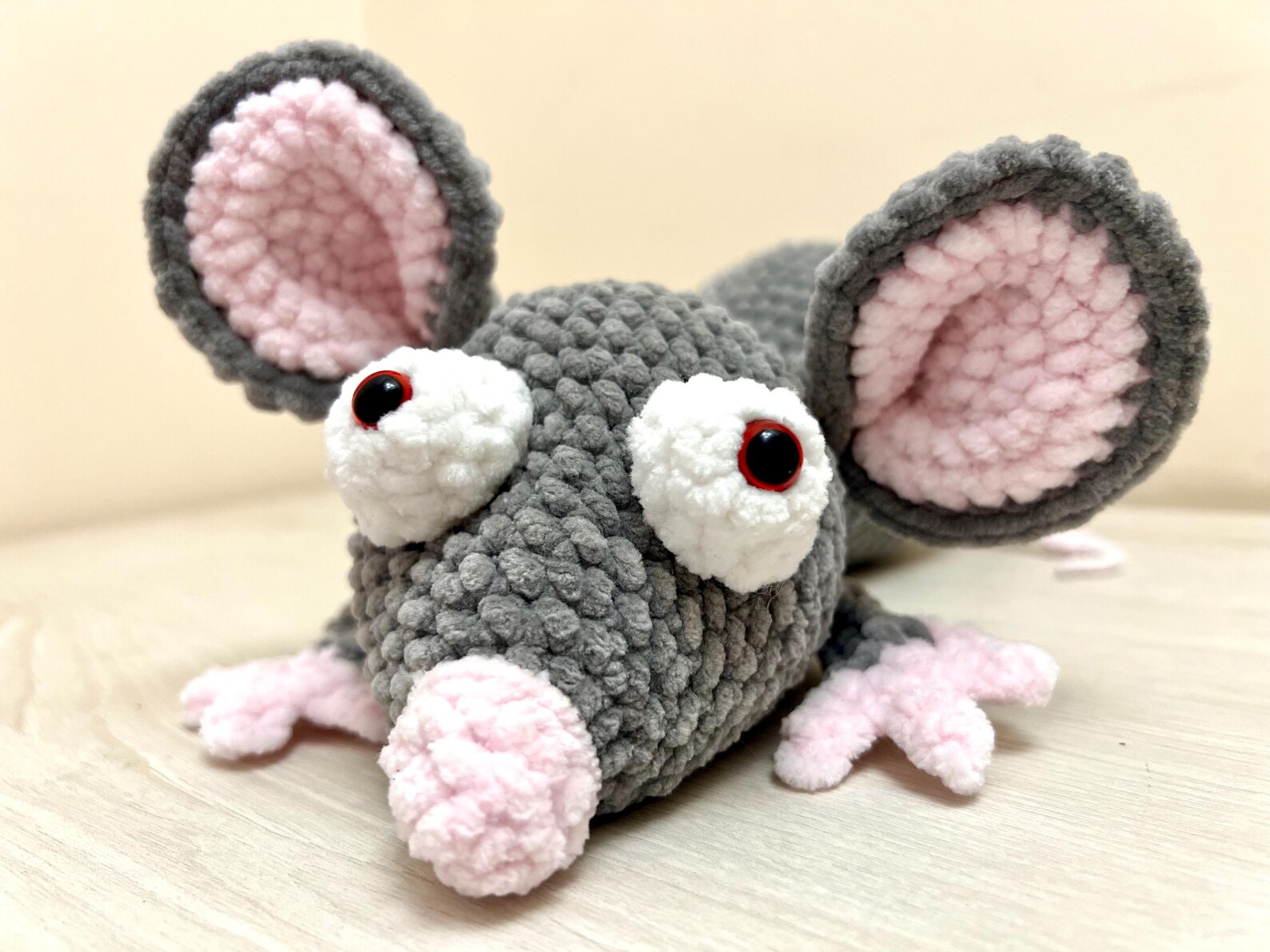 Crochet Mouse Door Stop Pattern: Weighted Rodent Home Decor (PDF ...