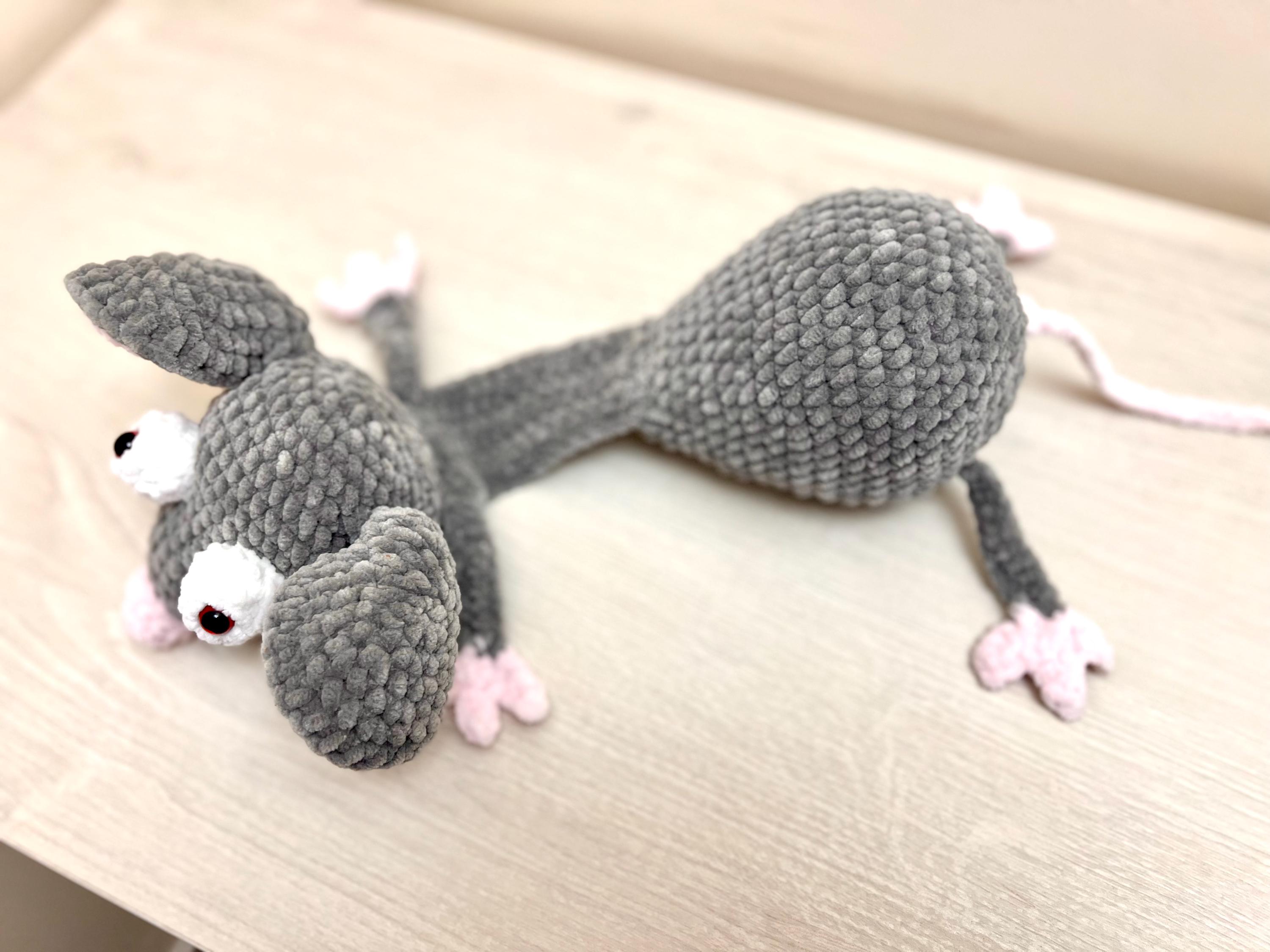 Crochet Mouse Door Stop Pattern: Weighted Rodent Home Decor (PDF ...