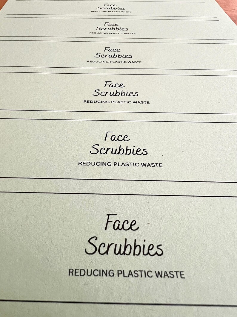 Printable Face Scrubbies Labels: Crochet Gift Wrap (PDF) - Etsy