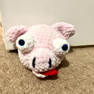 Pig Door Stop, Pig Door Stopper, Pattern, Door Stopper, Crochet Pattern ...