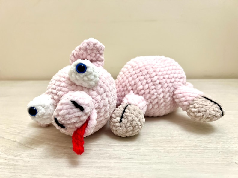 Pig Door Stop, Pig Door Stopper, Pattern, Door Stopper, Crochet Pattern ...