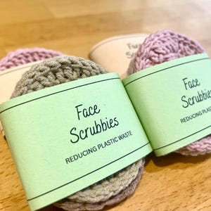 Printable Face Scrubbies Labels: Crochet Gift Wrap (PDF) - Etsy
