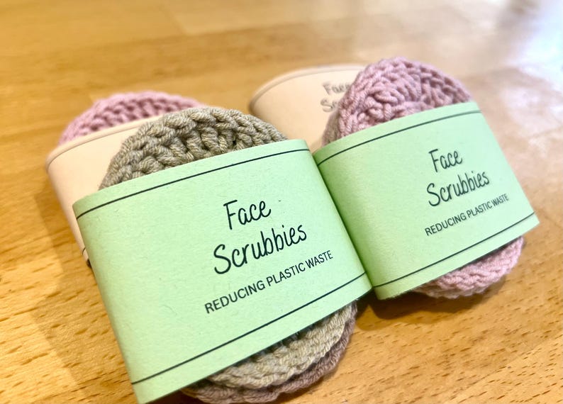 Printable Face Scrubbies Labels: Crochet Gift Wrap (PDF) - Etsy