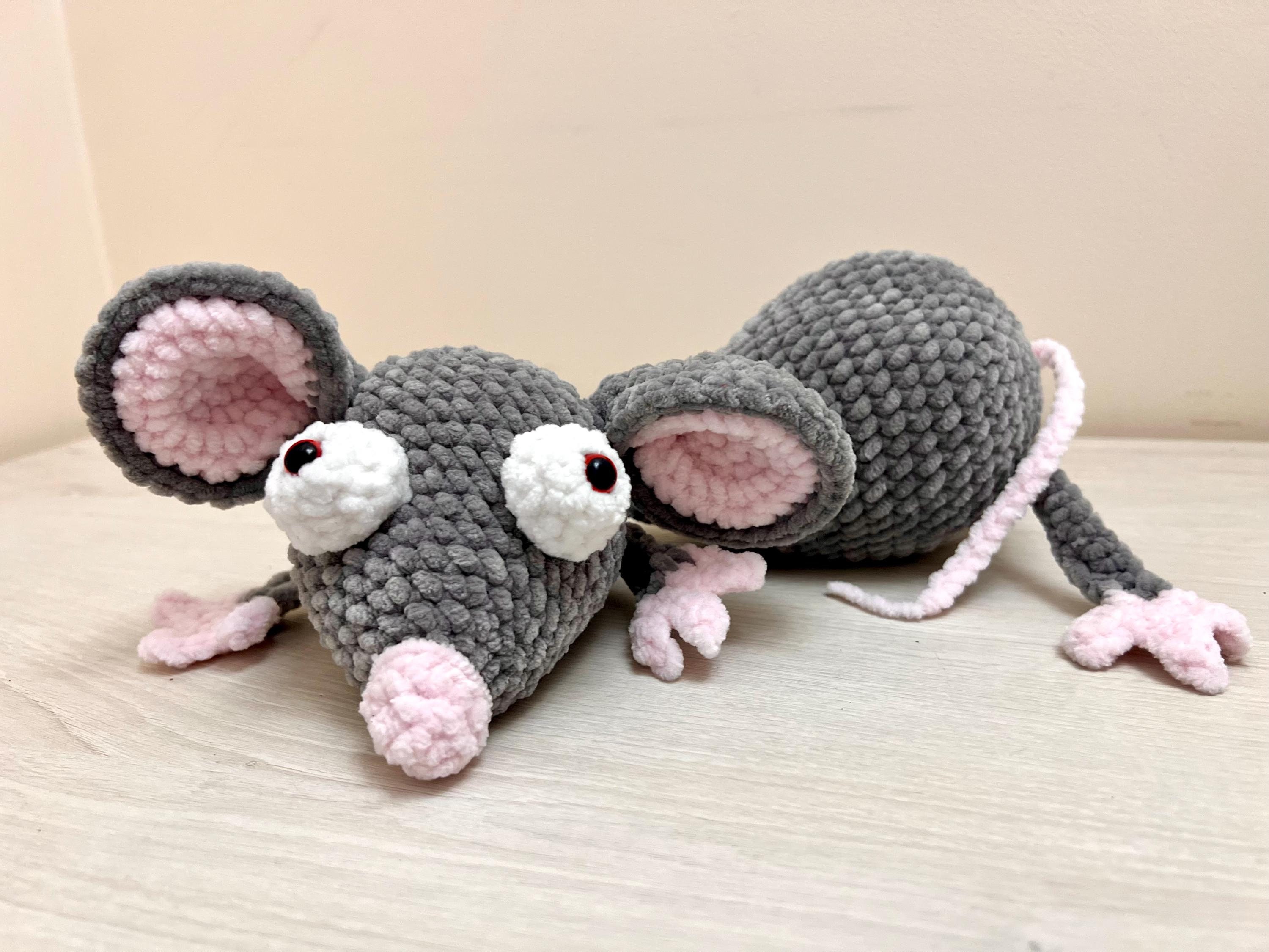 Crochet Mouse Door Stop Pattern: Weighted Rodent Home Decor (PDF ...