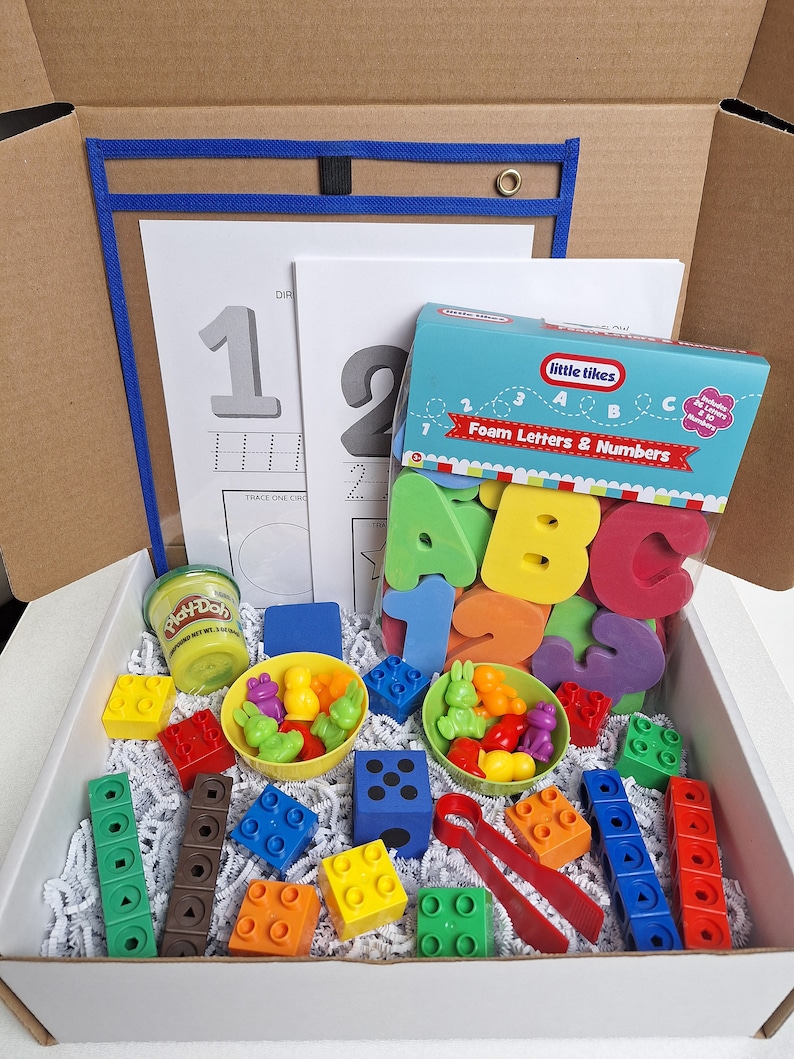 Preschool Learning Box - Etsy