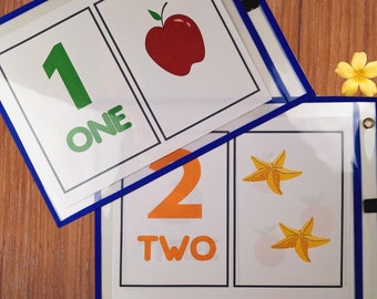 Numbers Tracing Flashcards Preschool and Kindergarten Activity, Learn ...