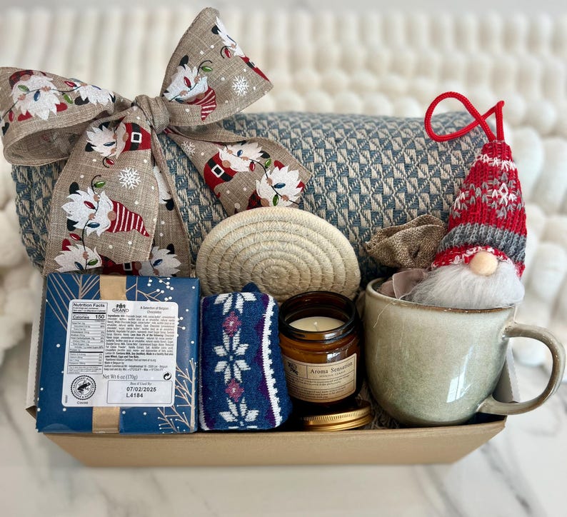Christmas Gift Box, Winter Gift Box, Seasonal Gift Basket, Birthday ...