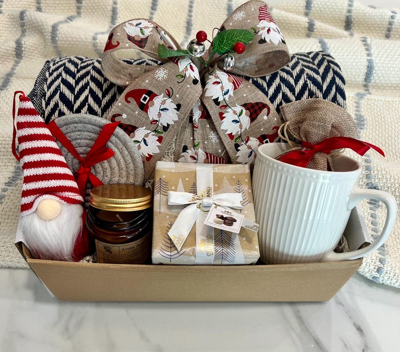 Christmas Gift Box, Winter Gift Box, Seasonal Gift Basket, Birthday ...