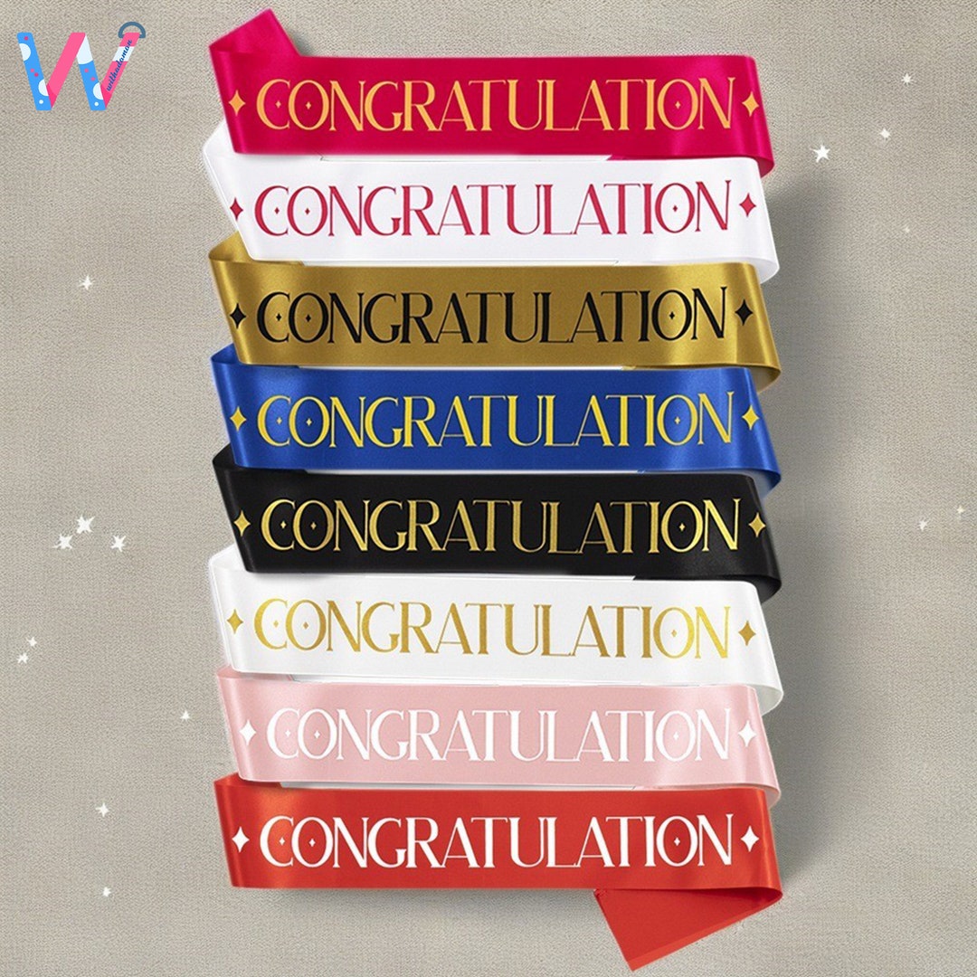 Congratulation Sash, Graduation Sash, Graduation Celebration ...