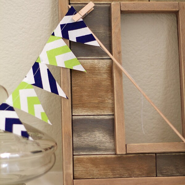 Chevron Pennant - Etsy