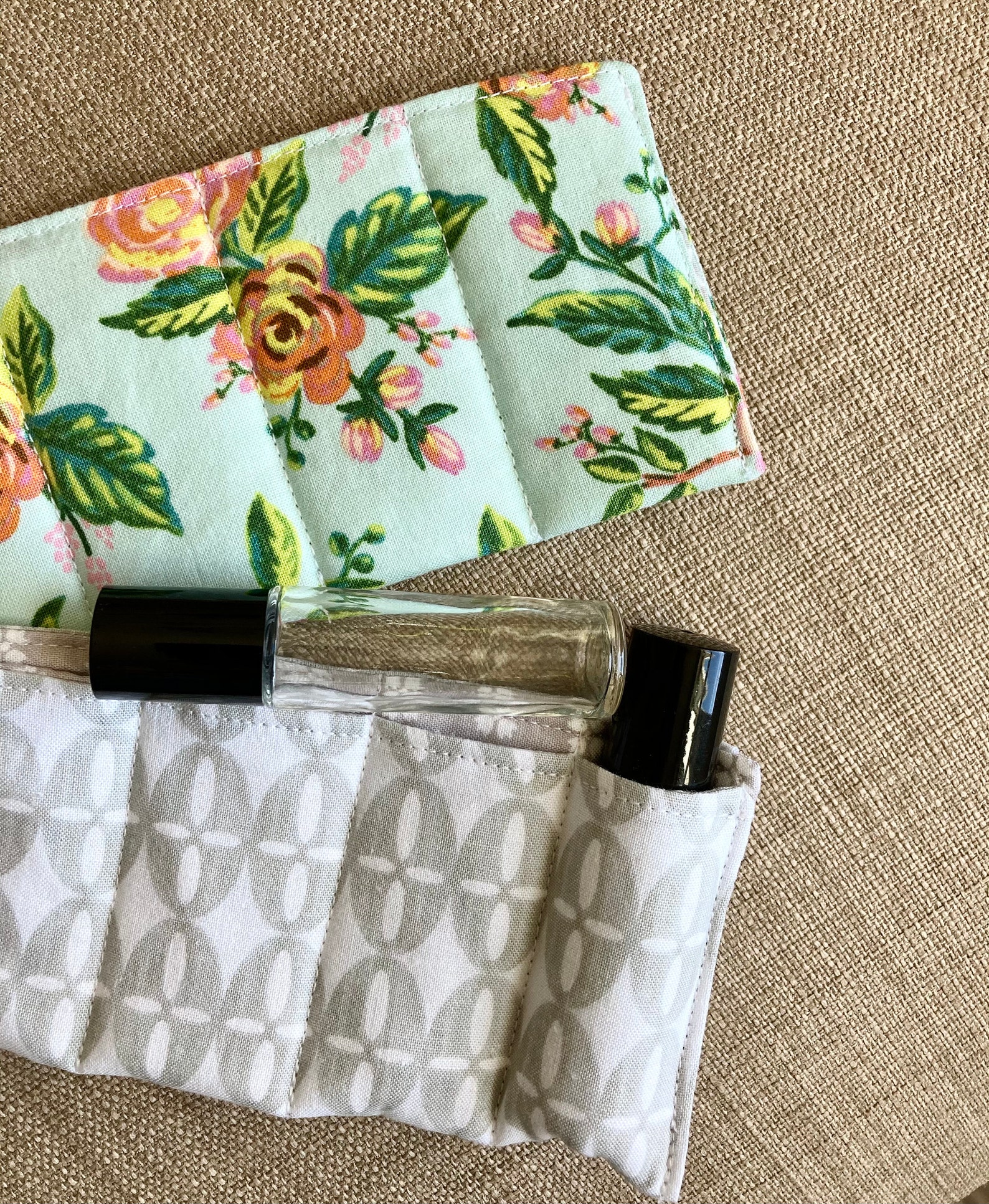 Roller Bottle insert 4 Pocket Essential oil insert Oil | Etsy