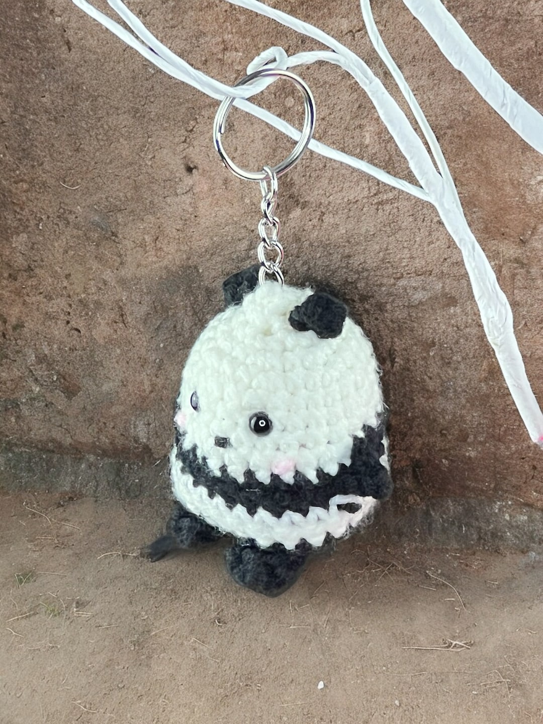 Crochet Animal Keyring Panda - Etsy