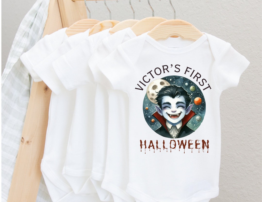 Vampire Baby Halloween Costume Bodysuit, Classic Horror Monster Baby ...