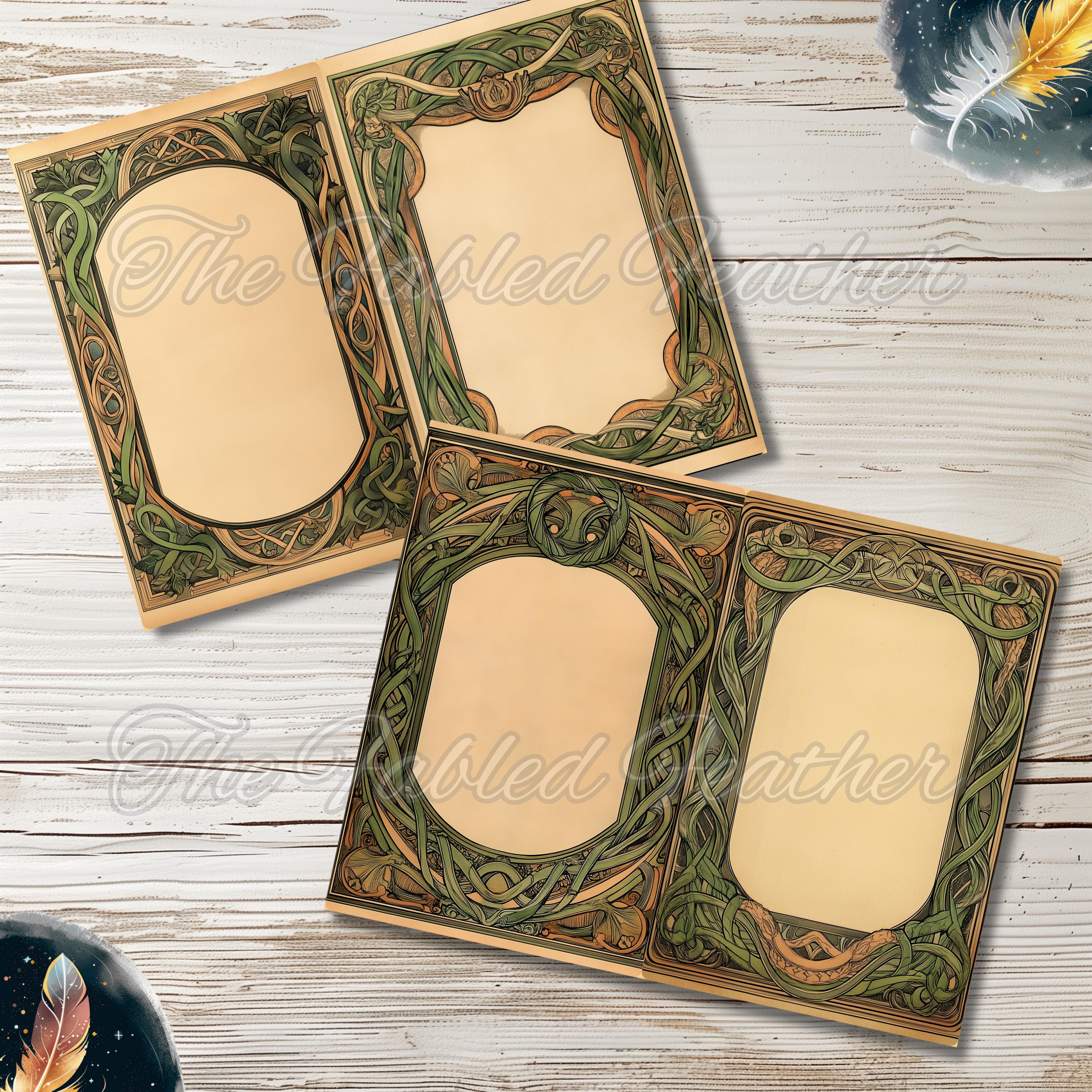 Printable Journal Kit - 16 Half Page Images for Scrapbooking & Junk ...