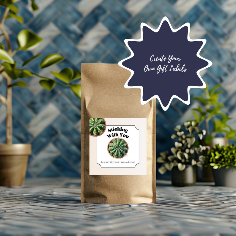 Editable Friendship Gift Tags - Thinking of You Nurture Notes - 4 ...