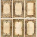 Printable Journal Kit Frames - 20 Half Page Images for Scrapbooking ...