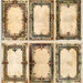 Printable Journal Kit Frames - 20 Half Page Images for Scrapbooking ...