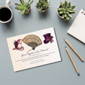 Editable Regency Watch Party Invitation for Fans of Historical Romance ...