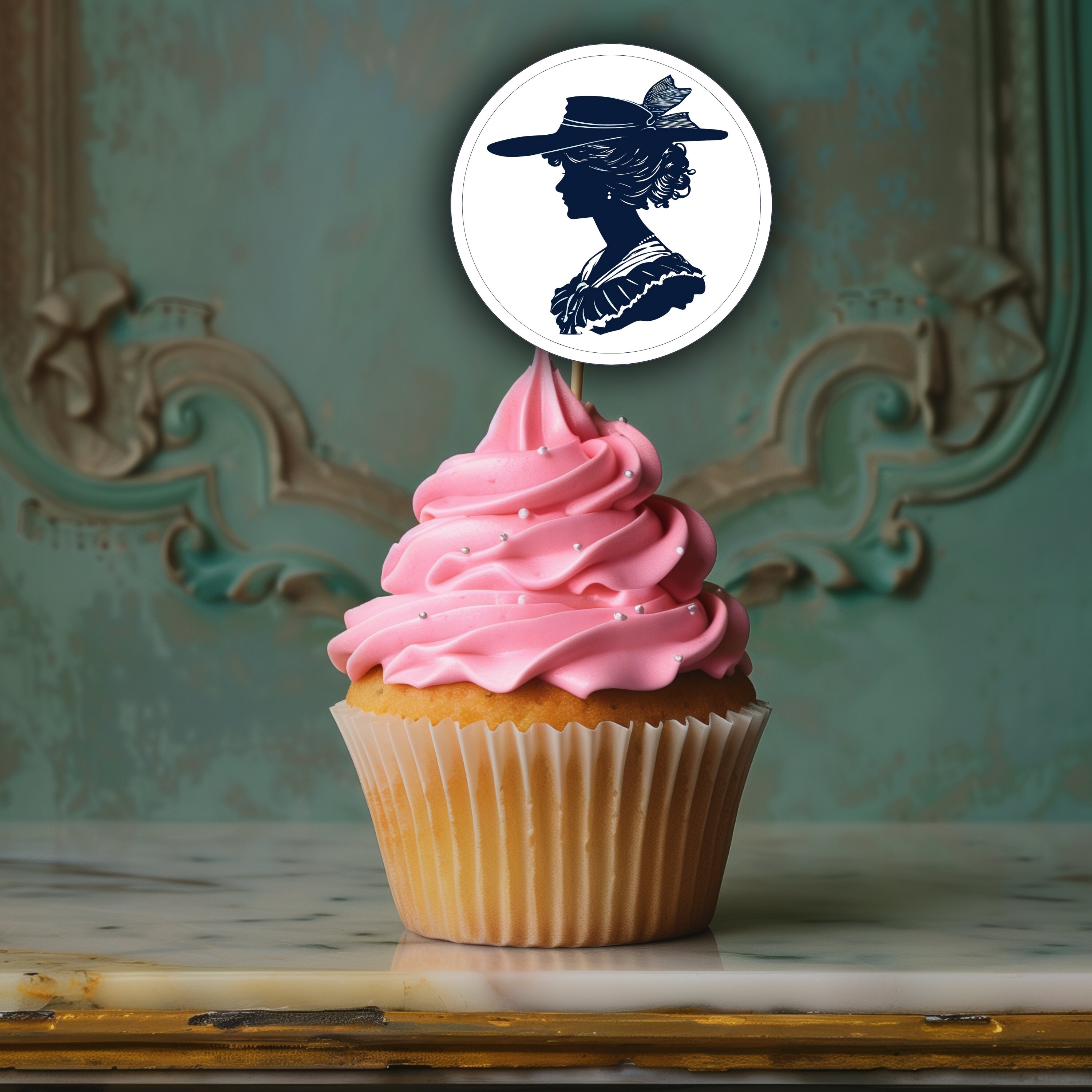 Printable Cake Toppers, Place Cards, Food Labels - 12 Designs With ...