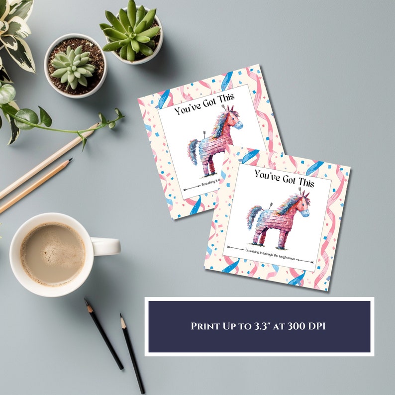 Editable Friendship Gift Tags - Thinking of You Nurture Notes - Pin the ...