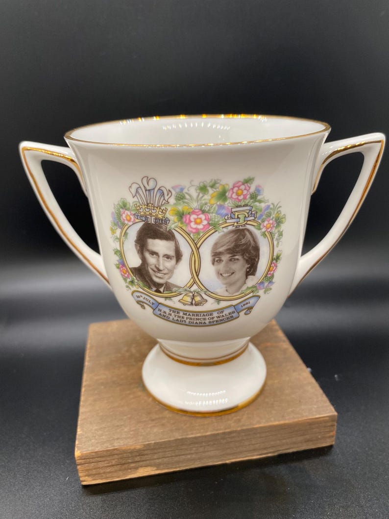 Charles and Diana Commemorative Wedding Loving Cup. 1981 - Etsy
