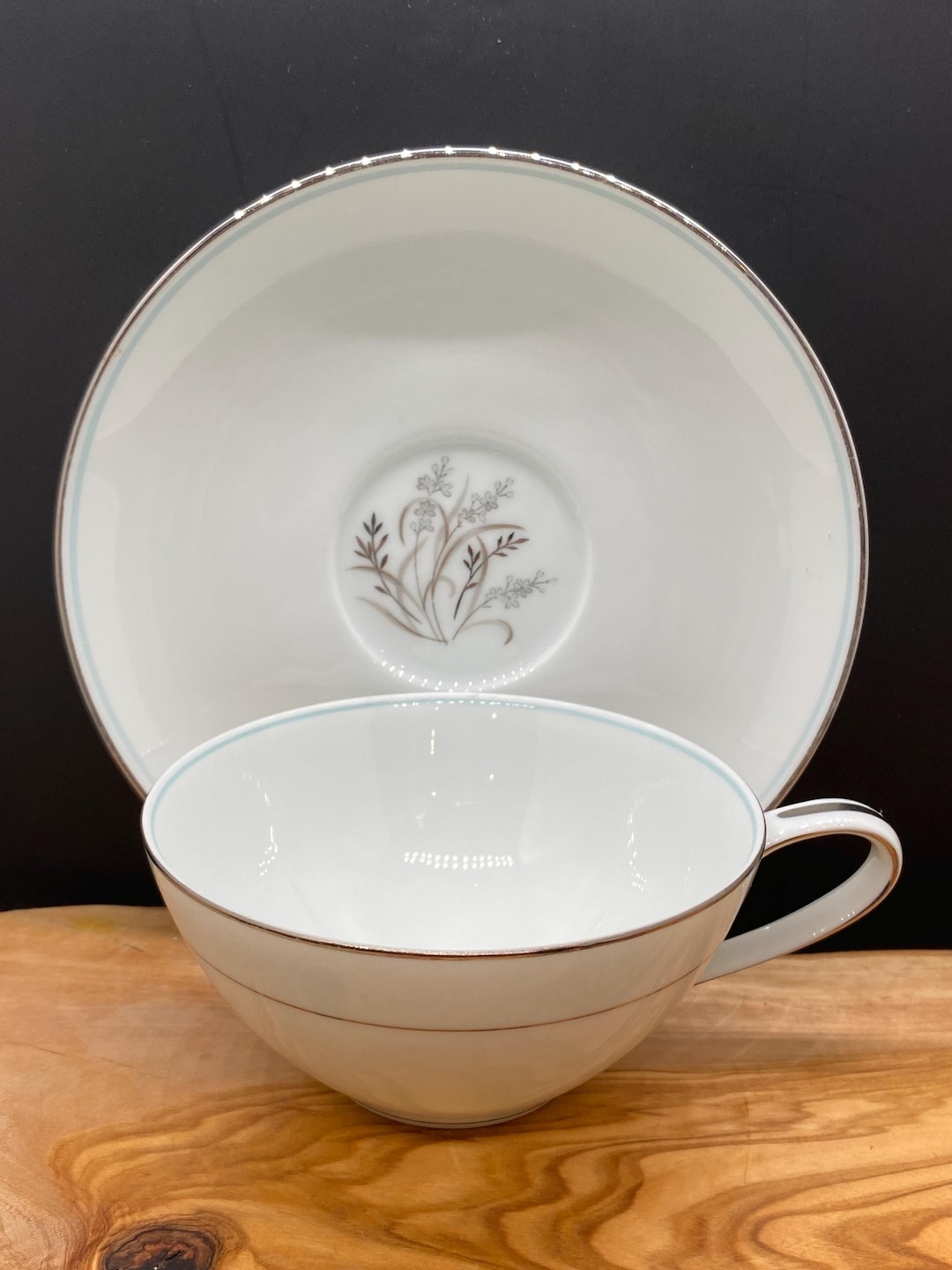 Vintage Noritake China 5912 Taryn Tea Cup and Saucer - Etsy