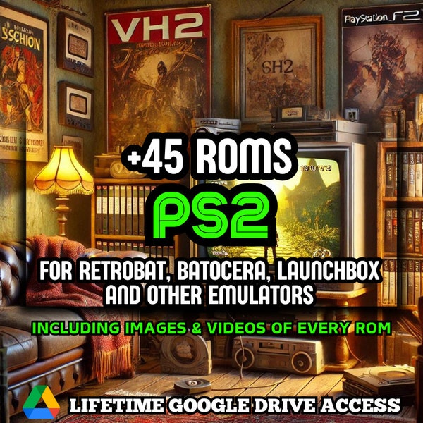 Ps2 Roms - Etsy