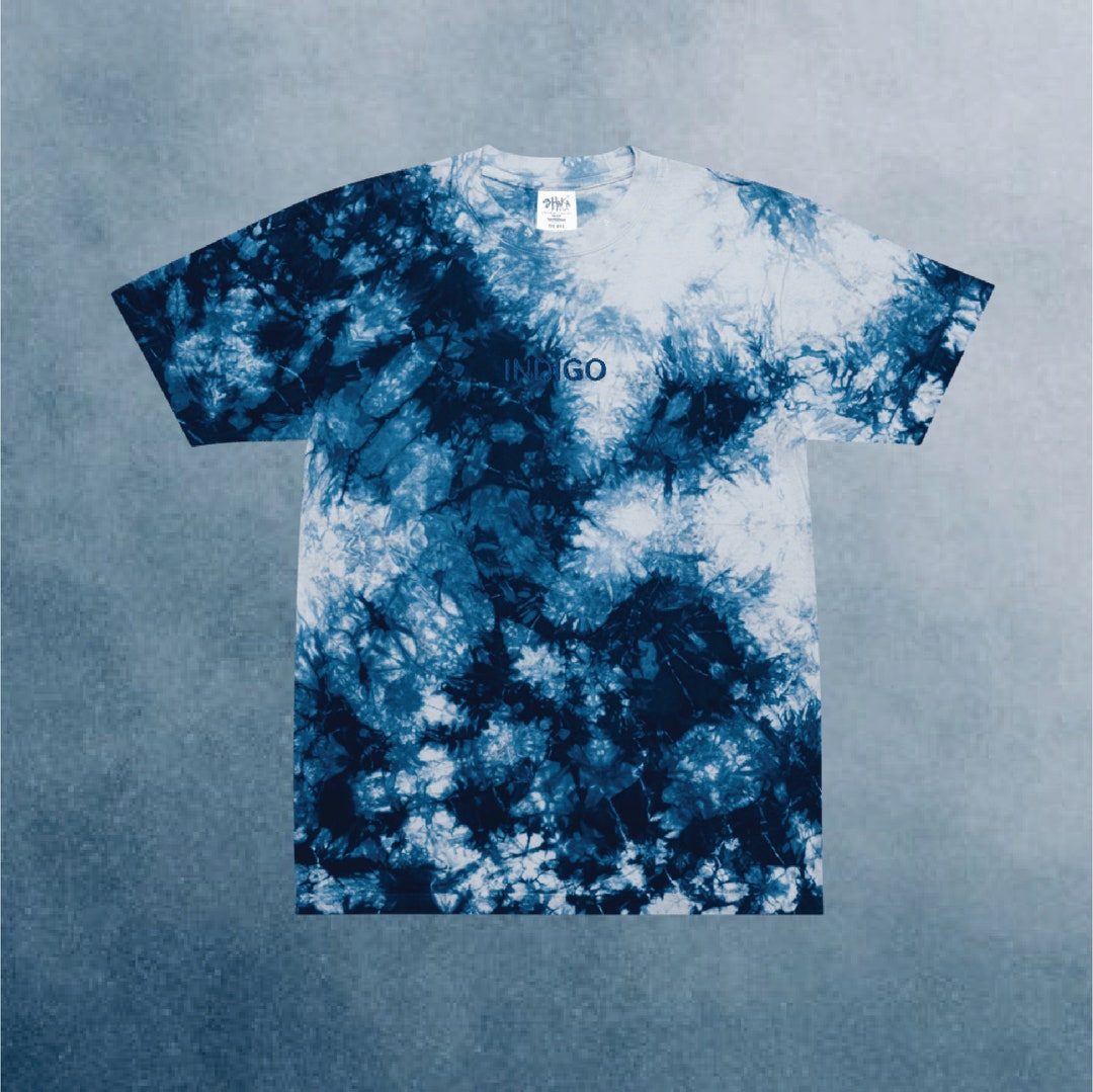 BTS RM Indigo Oversized Tie-dye Embroidered T-shirt, Kim Namjoon Shirt ...