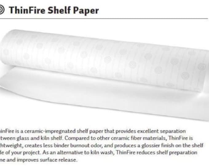 3 Pack 21 X 41 Inch Each of BULLSEYE Thinfire Shelf Paper Ceramic ...