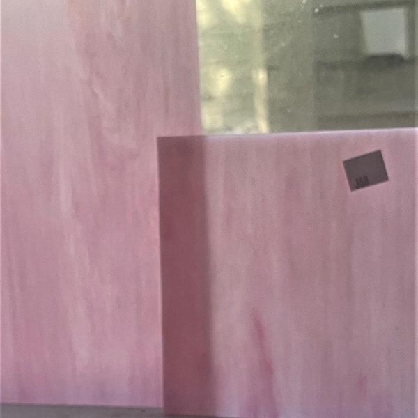 Light Pink Stained Glass Etsy