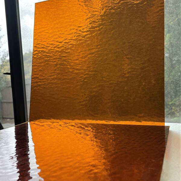 Amber Stained Glass - Etsy