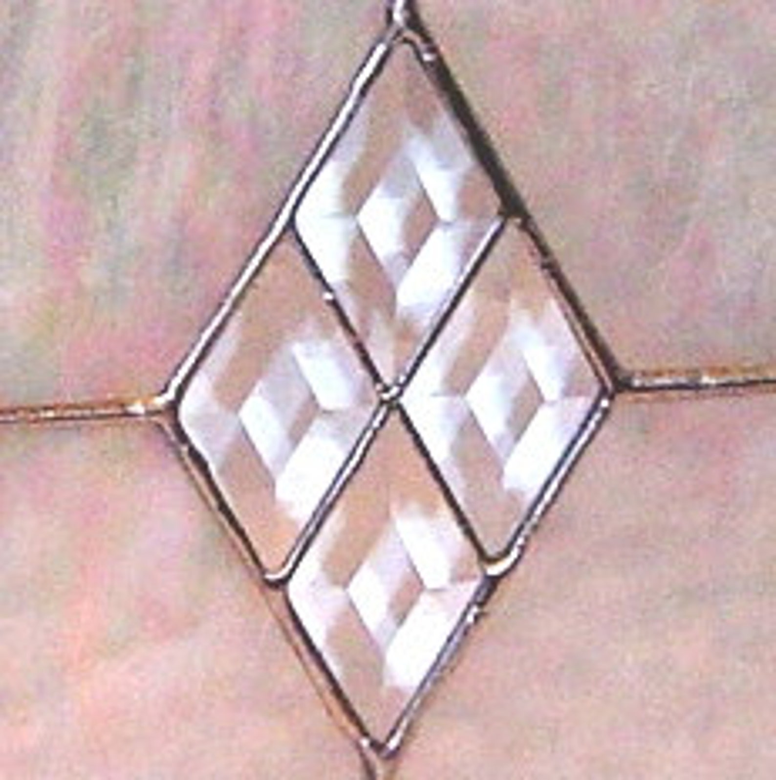 10 pack 2 x 4 Clear Beveled Glass DIAMONDS Make cute 3D - Etsy España