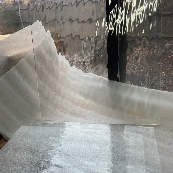 Clear Seeded Glass Sheet - Etsy