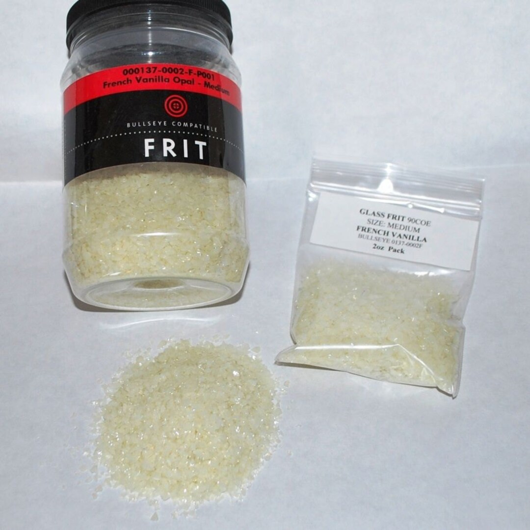 Bullseye COE 90 Glass Fusing Frit 2 Oz FRENCH VANILLA - Etsy